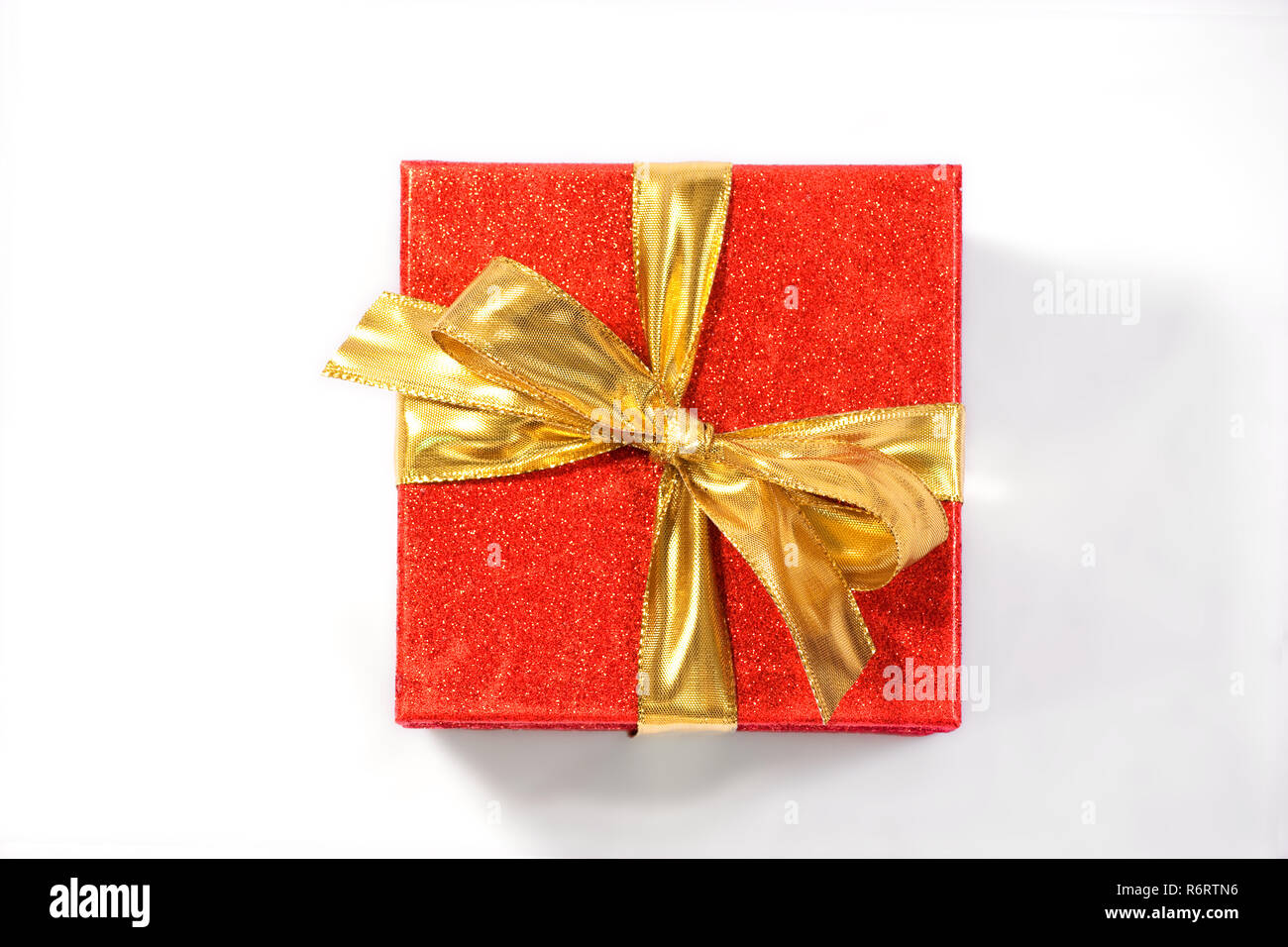 Christmas ornaments and gift box Stock Photo - Alamy
