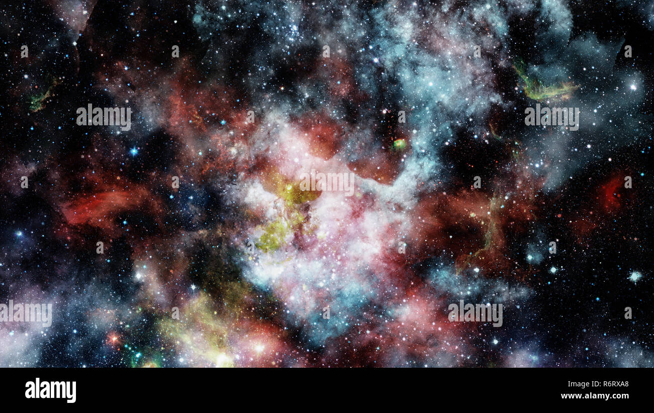 Bright massive stars in the nebula. Elements of this image furnished by ...