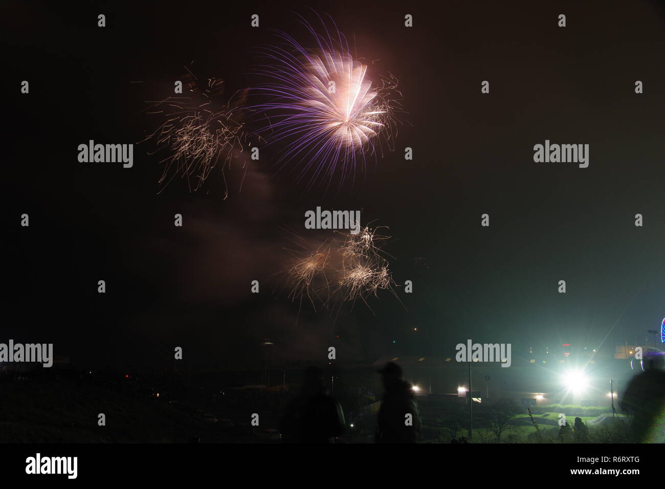 Aberdeen Fireworks Display on Bonfire Night on Beach Boulevard. 5th ...