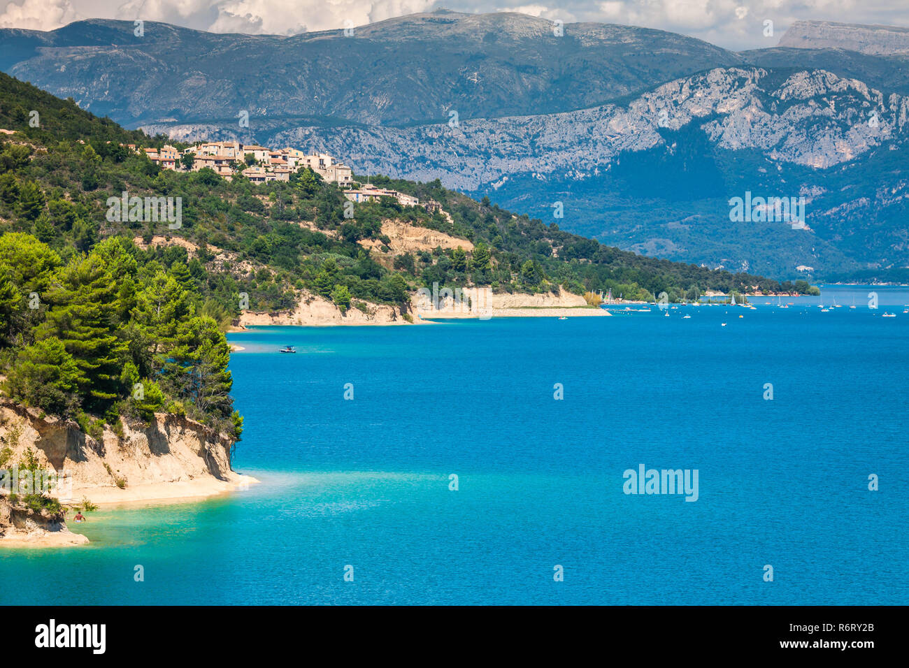 st. croix lake,les gorges du verdon,provence,france Stock Photo - Alamy