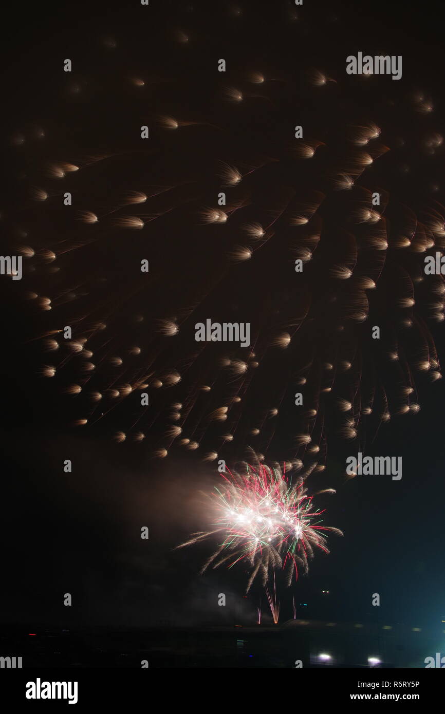 Aberdeen Fireworks Display on Bonfire Night on Beach Boulevard. 5th ...