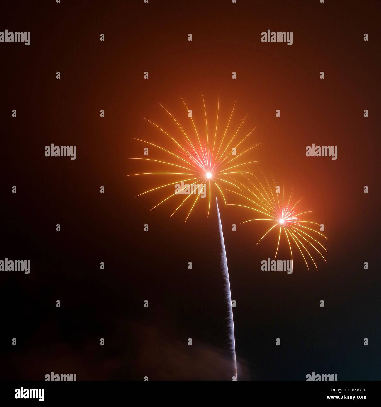 Beach boulevard fireworks hi-res stock photography and images - Alamy