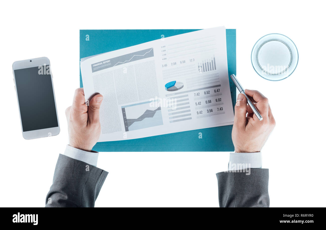 Checking of documents Cut Out Stock Images & Pictures - Alamy