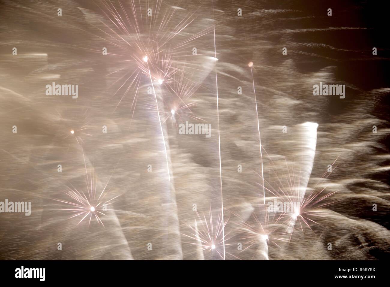 Aberdeen Fireworks Display on Bonfire Night on Beach Boulevard. 5th ...