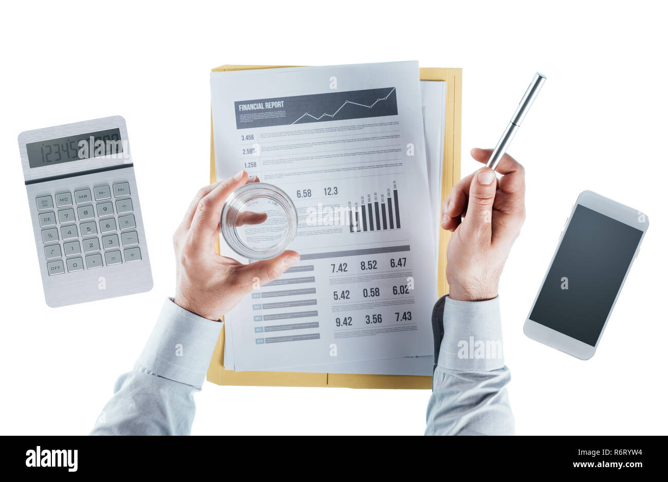 Tax checking Cut Out Stock Images & Pictures - Alamy