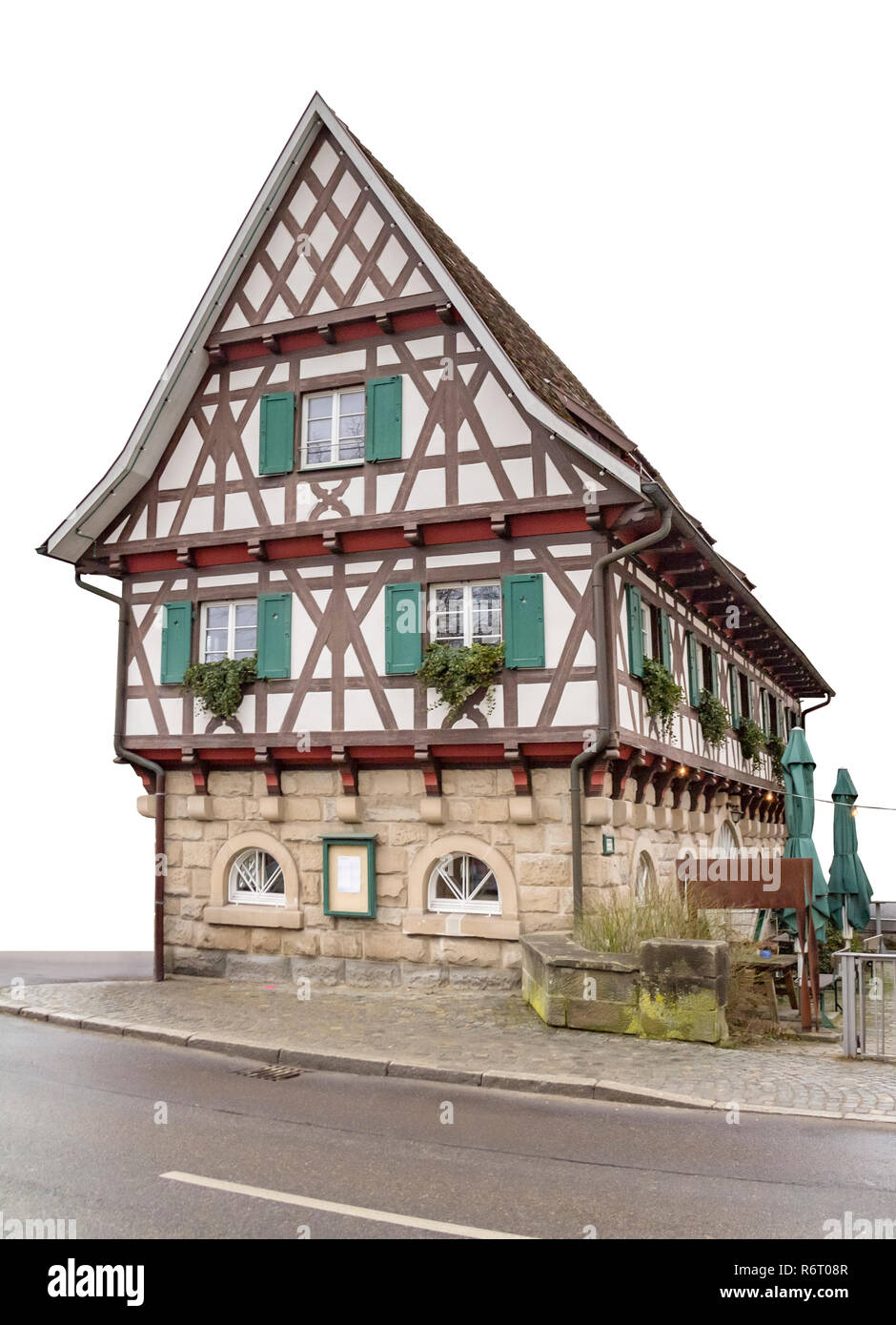 frame house in southern germany Stock Photo - Alamy