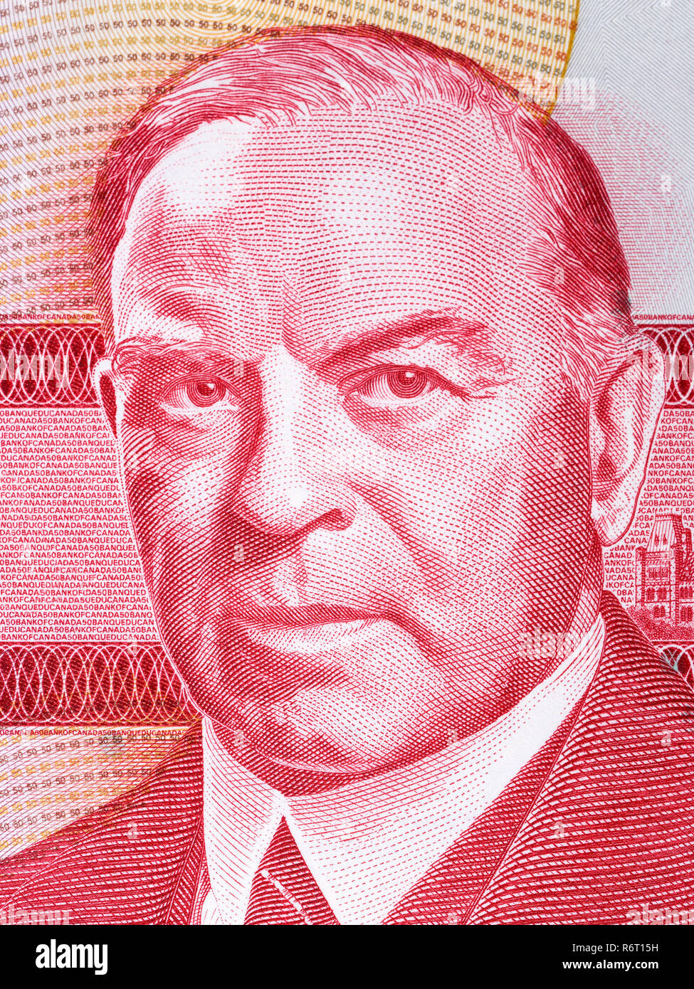 William Lyon Mackenzie King portrait Stock Photo - Alamy