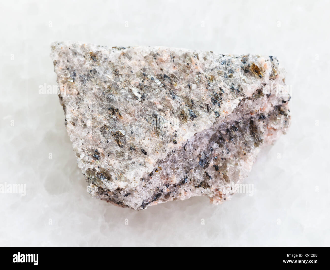 Schist rock specimen white background hi-res stock photography and ...