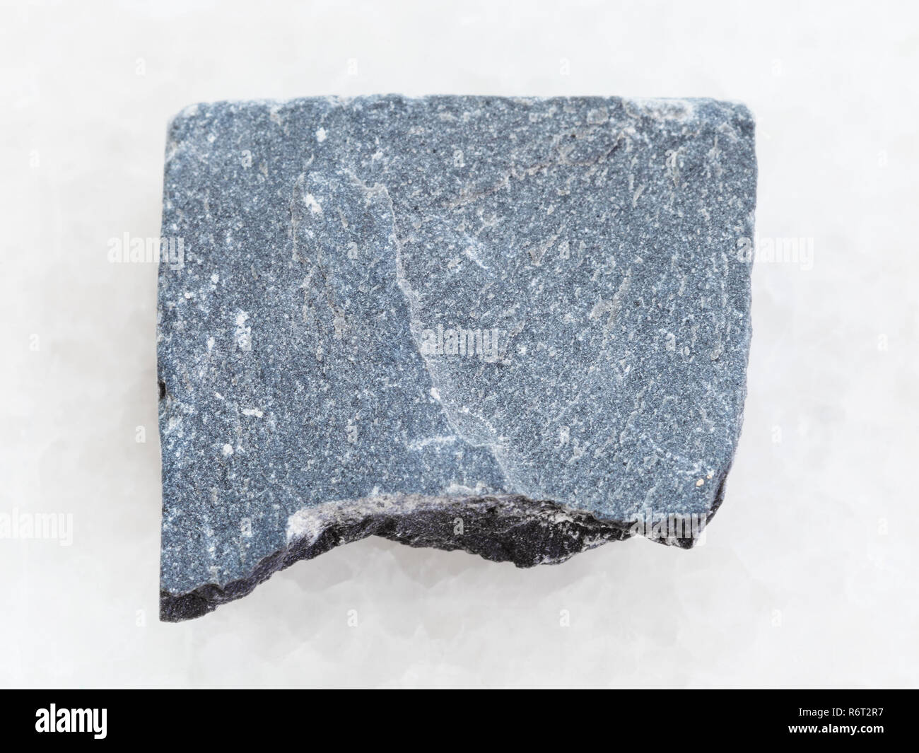 rough Slate stone on white marble Stock Photo - Alamy