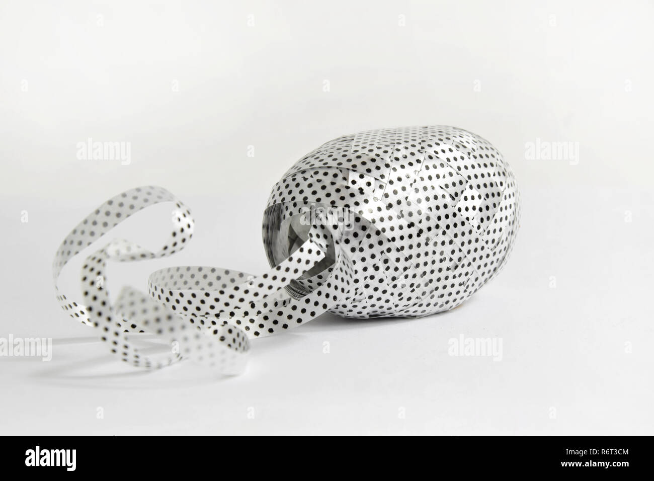 Curling Ribbon - Colorful gift wrapping band on white background Stock ...