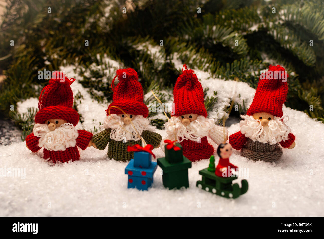 Christmas dwarf in a hat hi-res stock photography and images - Alamy