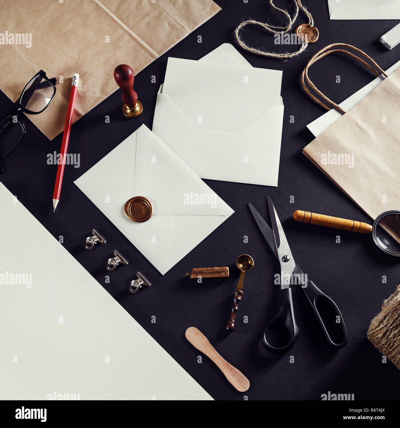 Photo of vintage stationery Stock Photo - Alamy