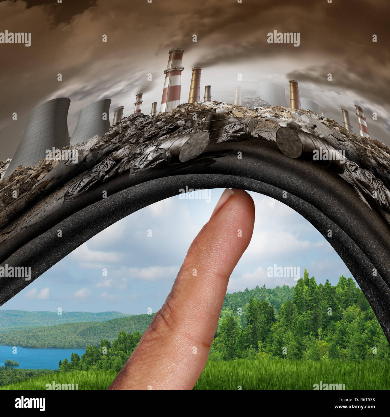 Climate change action concept as a global plan to help with earth day ...