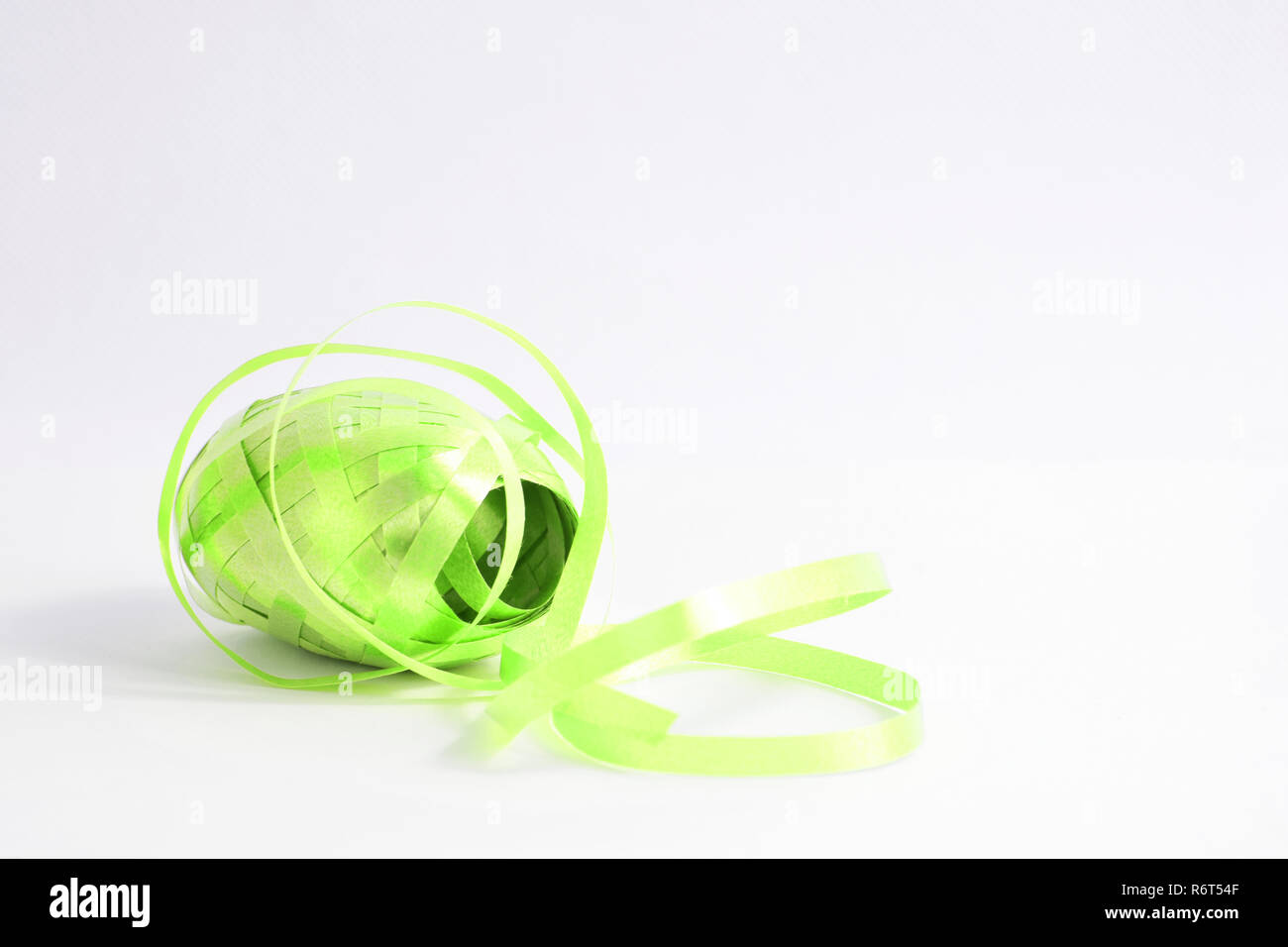 Curling Ribbon - Colorful gift wrapping band on white background Stock ...