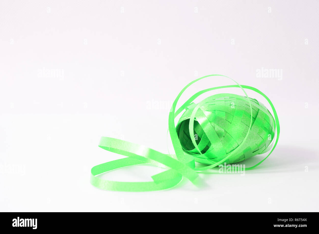 Curling Ribbon - Colorful gift wrapping band on white background Stock ...