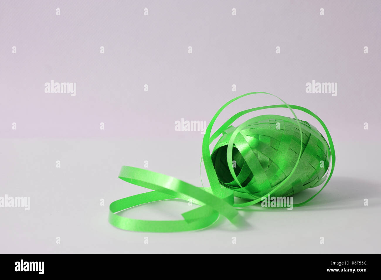 Curling Ribbon - Colorful gift wrapping band on white background Stock ...