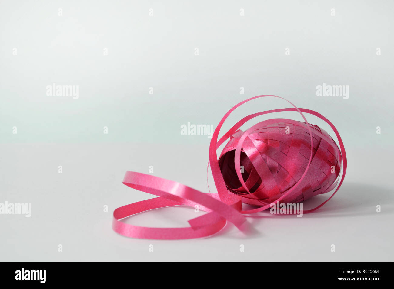 Curling Ribbon - Colorful gift wrapping band on white background Stock ...