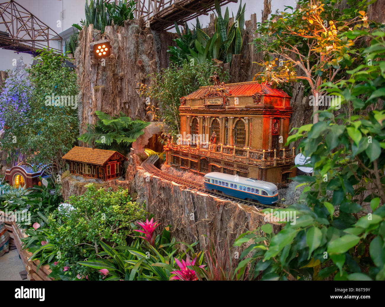 Holiday decor at the United States Botanic Garden, November 2018. The ...