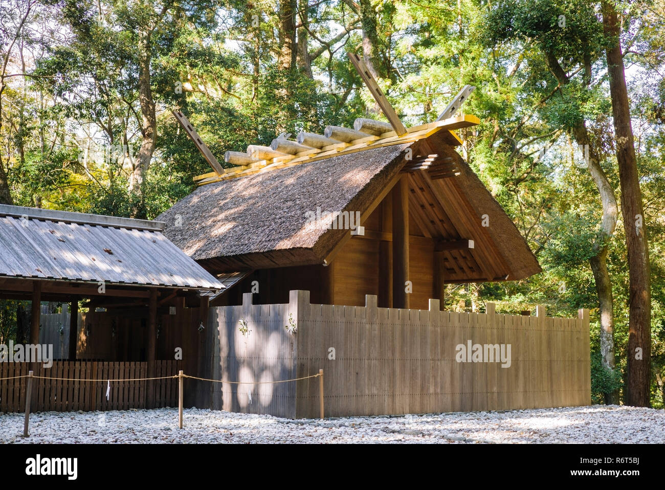Ise Grand Shrine, Mie Prefecture, Japan: Side shrine of the Inner ...