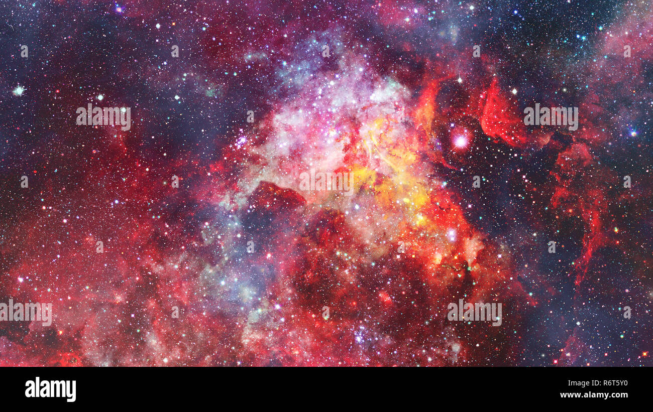 Composition of nebulae and stars. Elements of this image furnished by ...