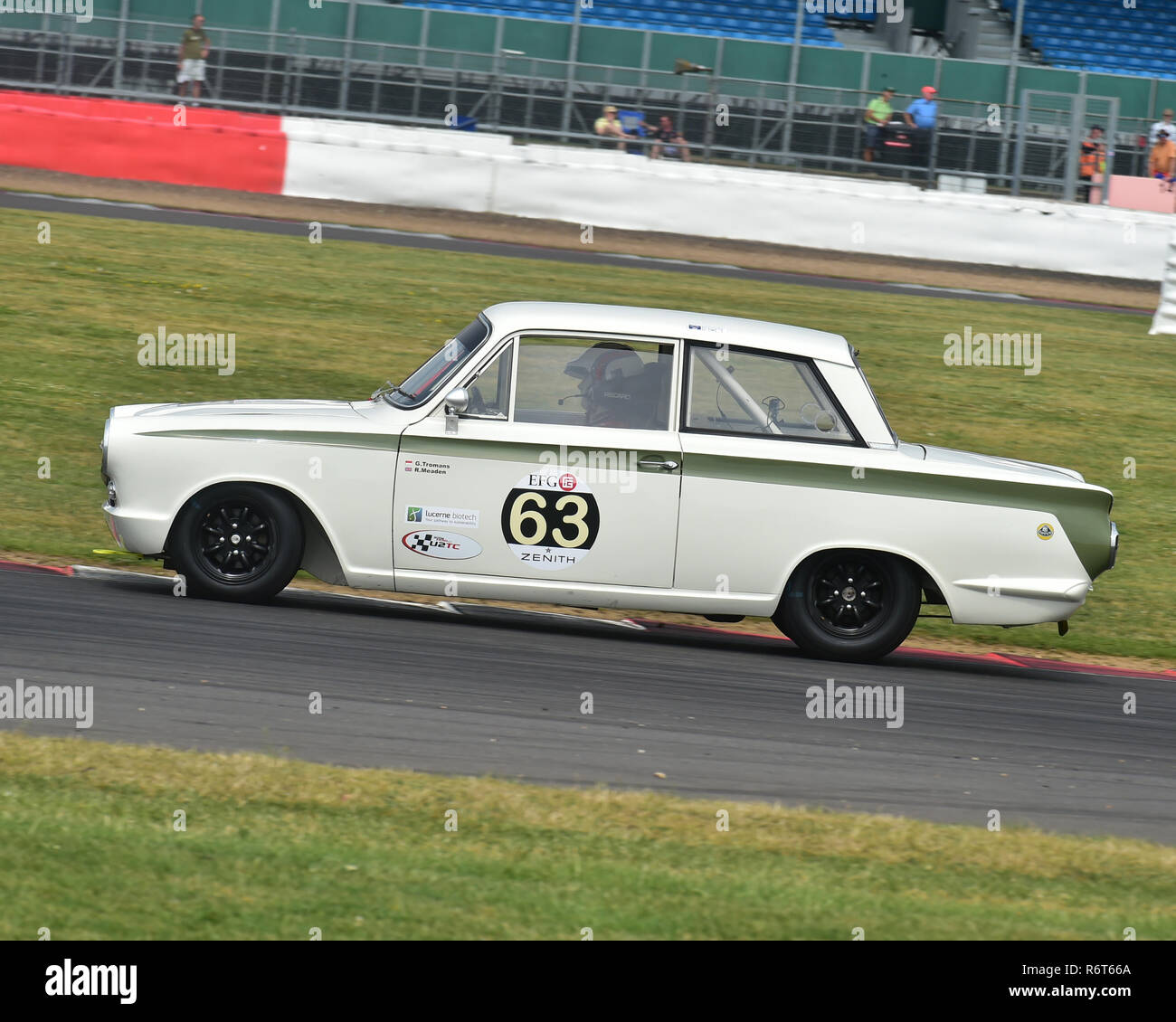 Richard Meaden, Grant Tromans, Ford Lotus Cortina, CPB 408 B, Sir John ...