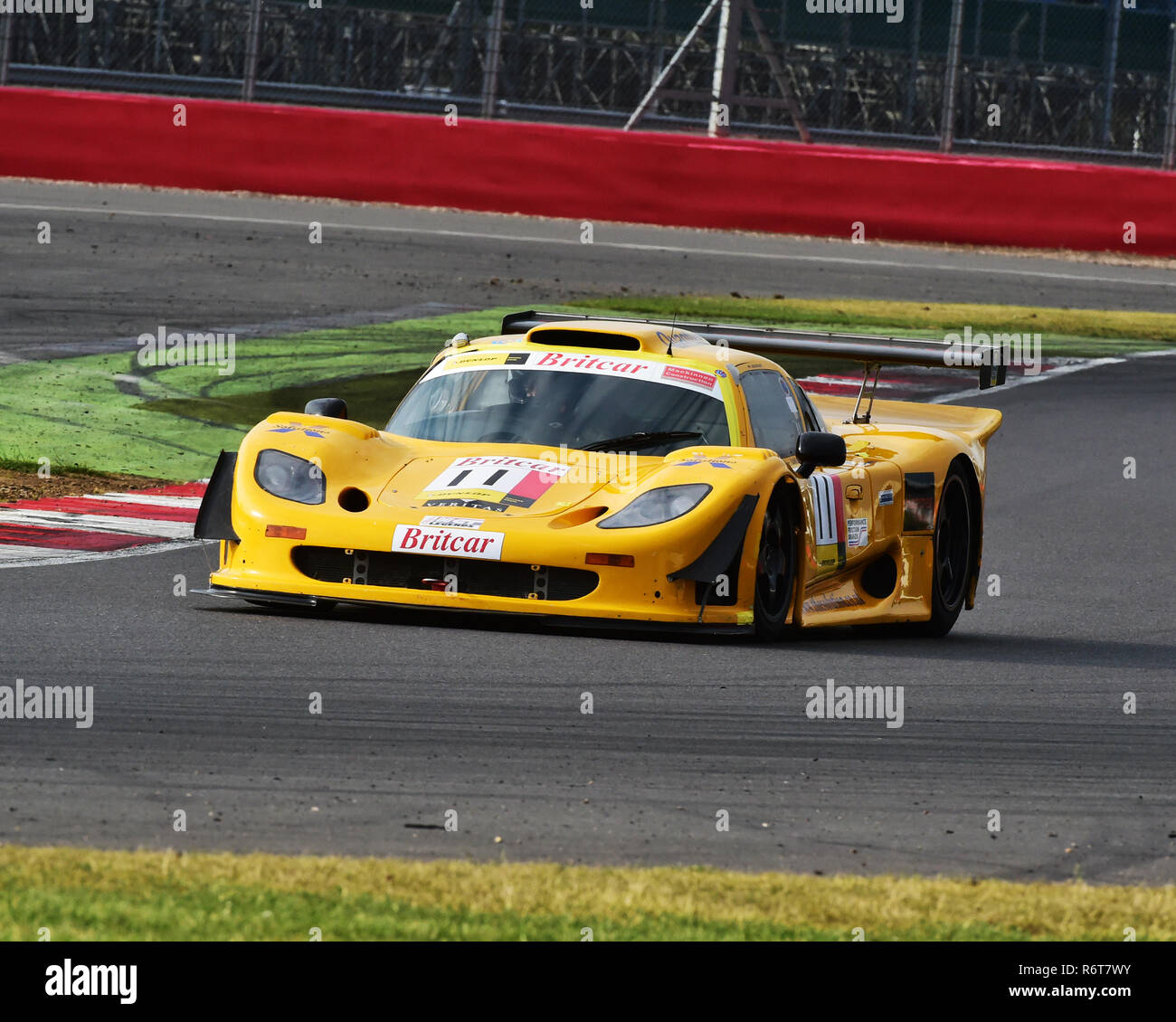Ian Stinton, Harrier GT1-98, 90's GT Legends, Silverstone Classic 2014 ...