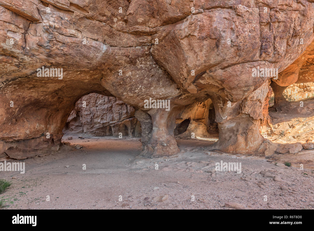 Part of the main Stadsaal Caves in the Cederberg Mountains in the ...