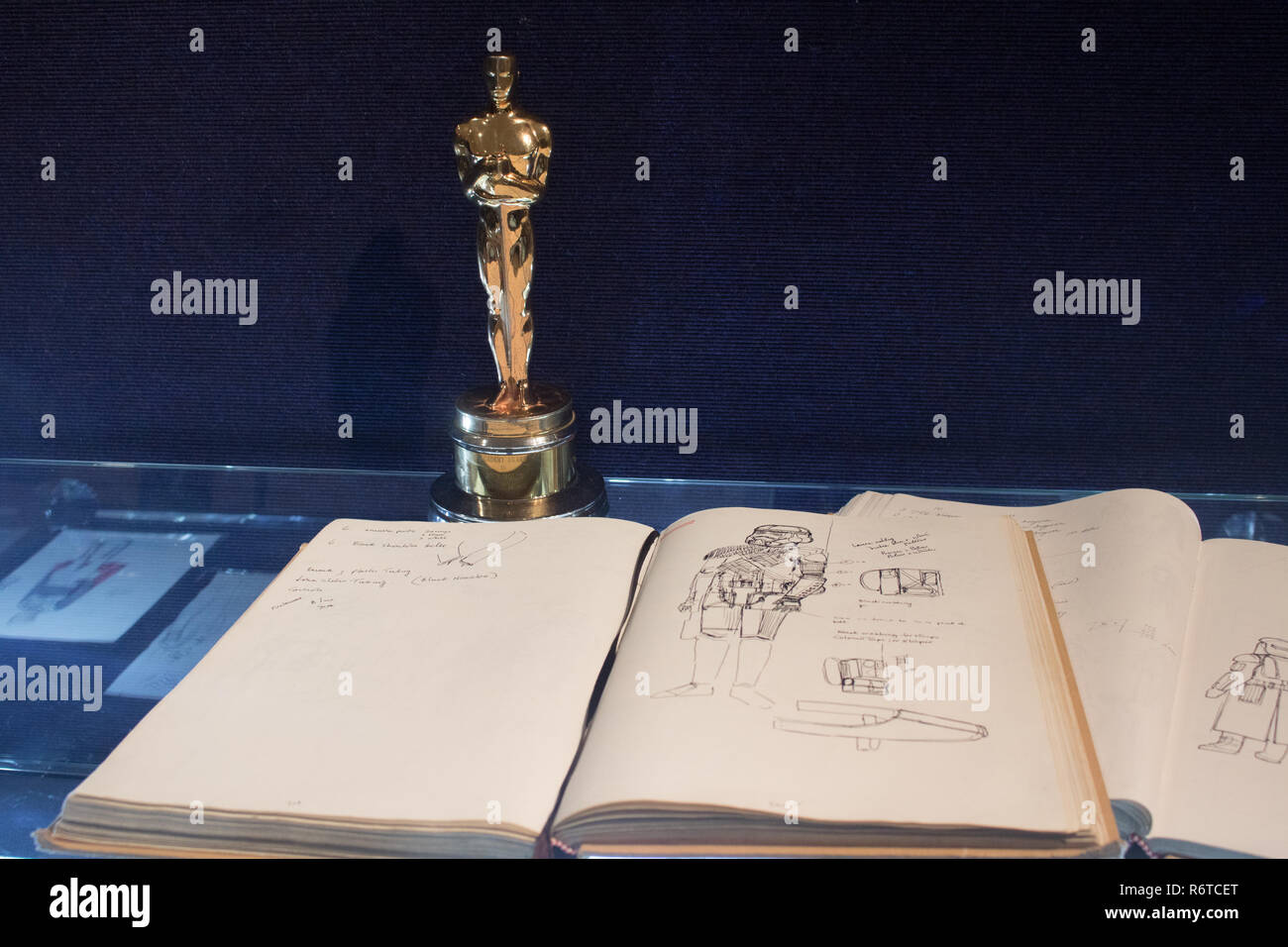 London UK. 6th December 2018. The original Oscar statue won by Tom ...