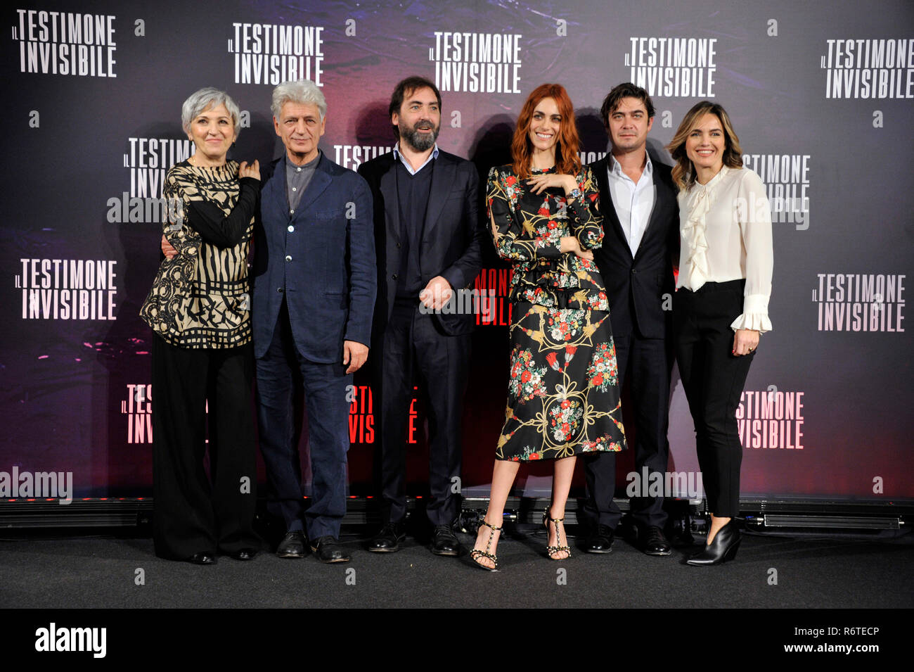 Rome, Italy. 06th Dec, 2018. Rome, photocall of the film The Invisible ...