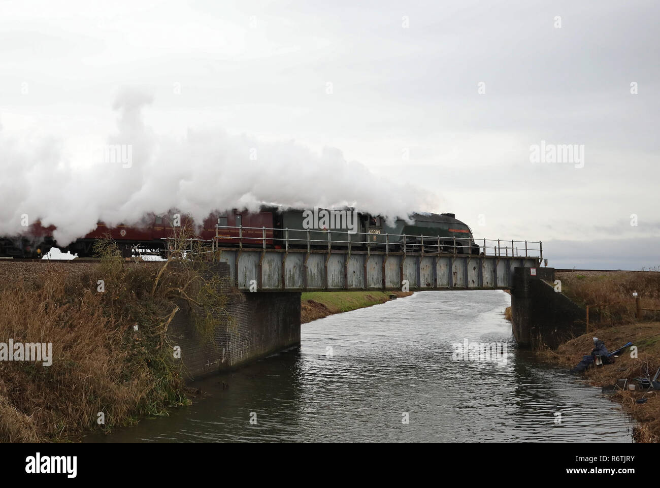 Steam train in the fens hi-res stock photography and images - Alamy