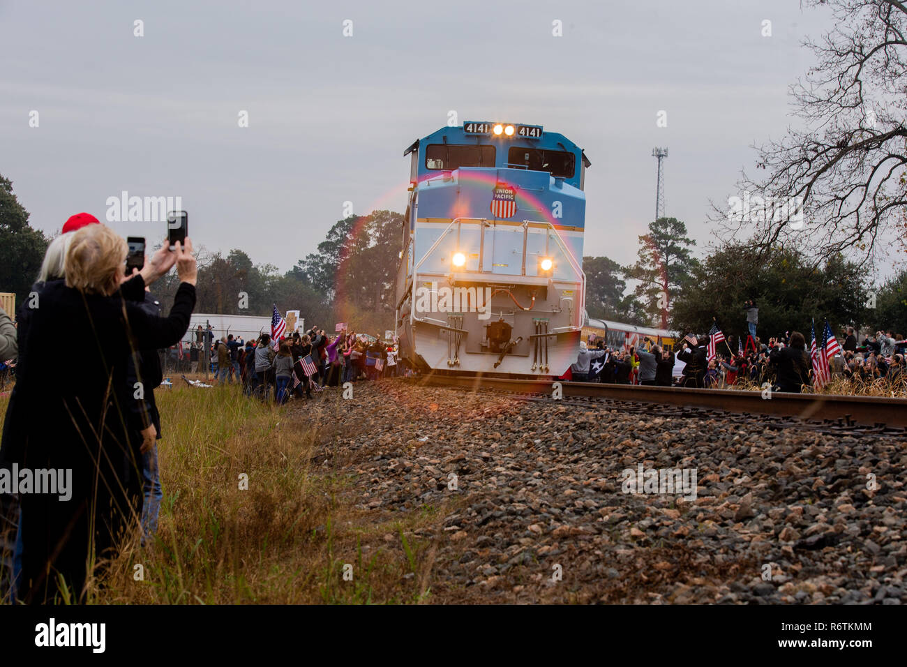 20181206 george bush train0025 hi-res stock photography and images - Alamy