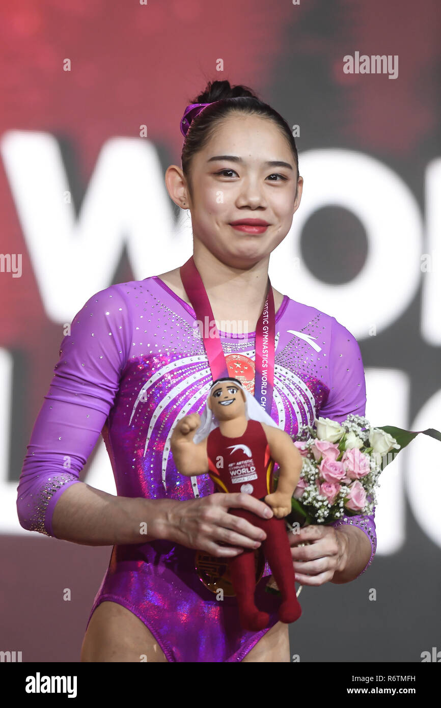 Doha, Qatar. 3rd Nov, 2018. LIU TINGTING from China smiles from the ...