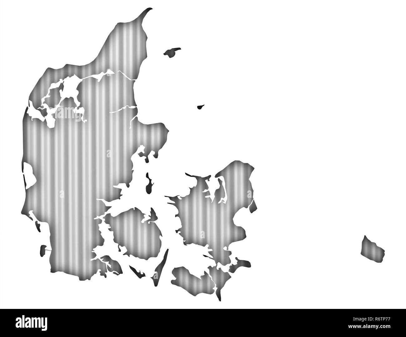 map of denmark on texturer Stock Photo - Alamy