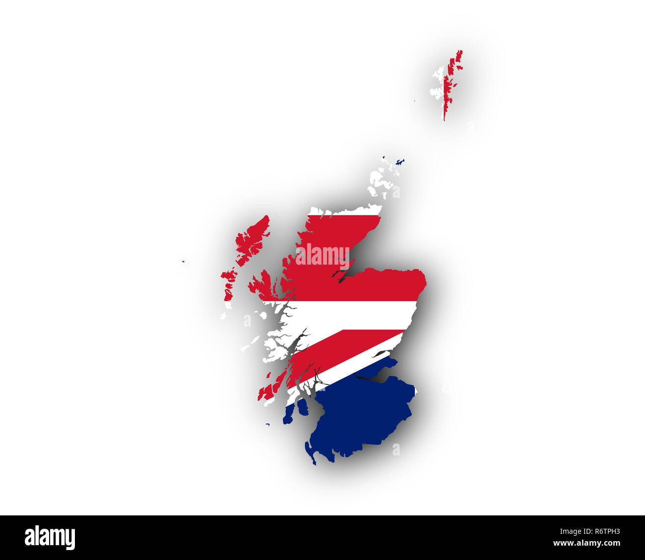 Scotland silhouette Cut Out Stock Images & Pictures - Alamy