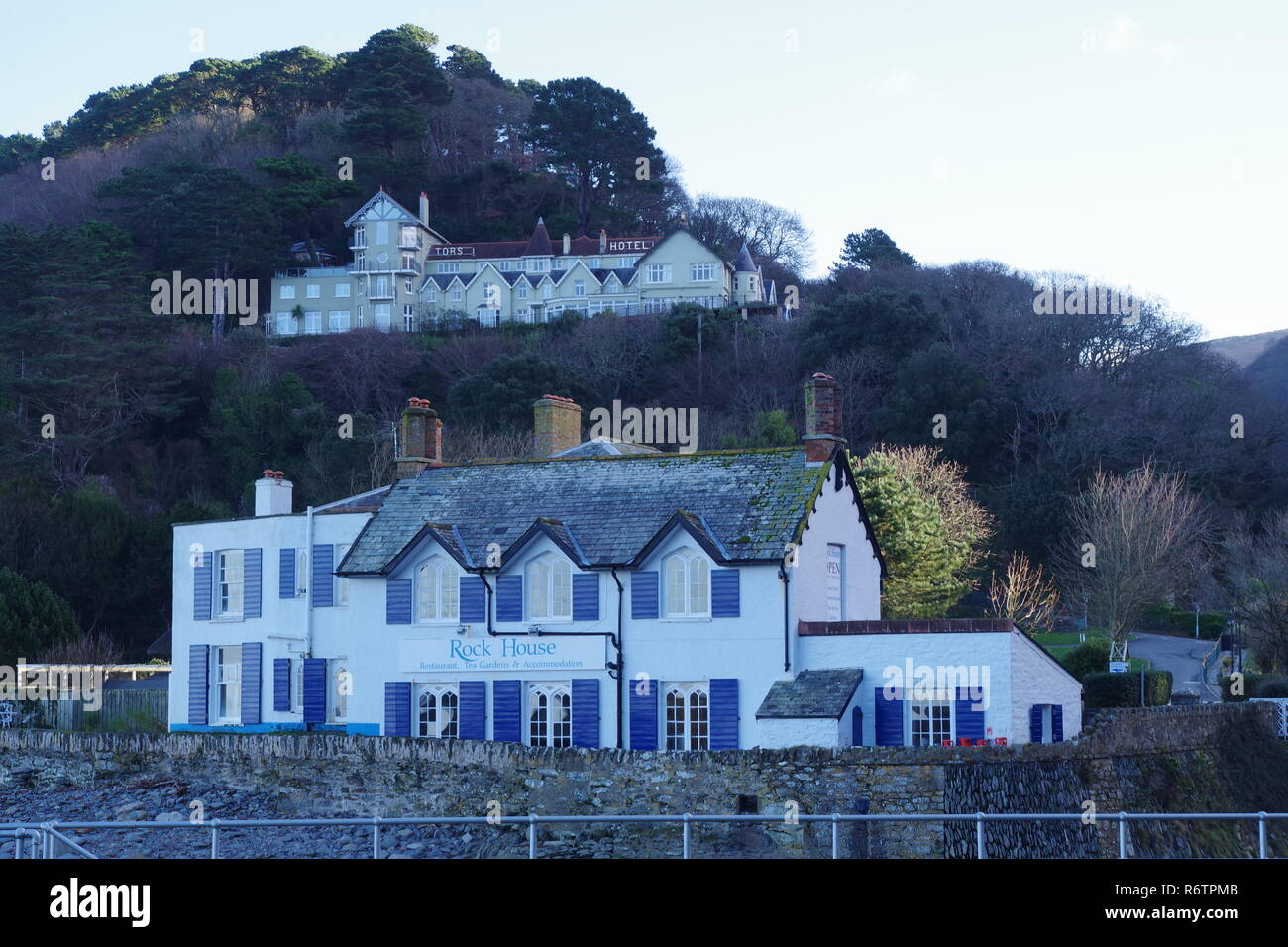 Rock House, Hotel Guest House. Lynmouth Village, North Devon, Exmoor ...