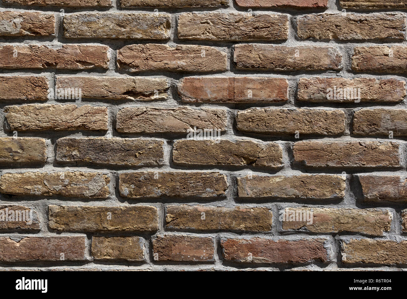 Old red brick wall texture background for design Stock Photo - Alamy