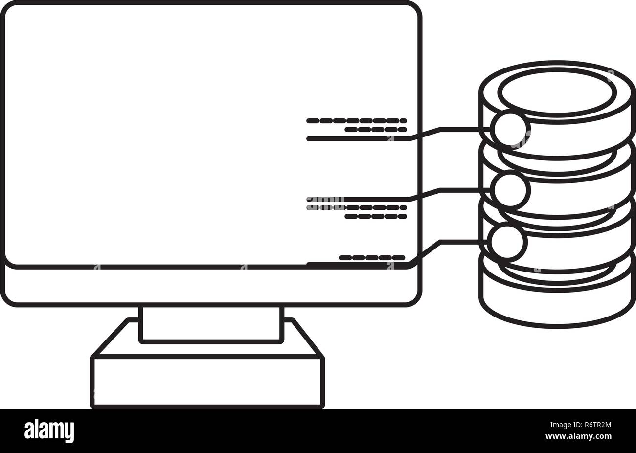technology computing cartoon Stock Vector Image & Art - Alamy