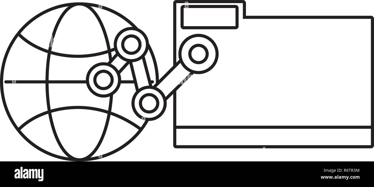 technology computing support cartoon Stock Vector Image & Art - Alamy