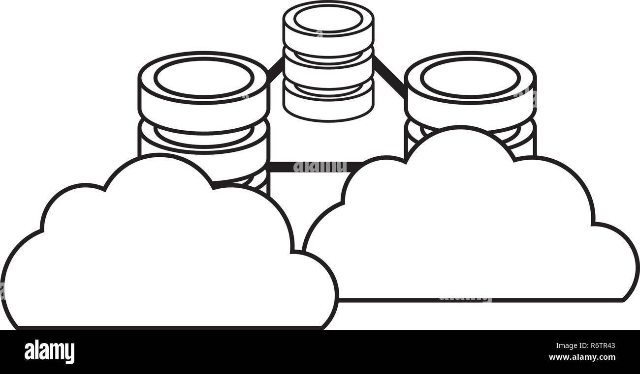 technology computing cloud cartoon Stock Vector Image & Art - Alamy