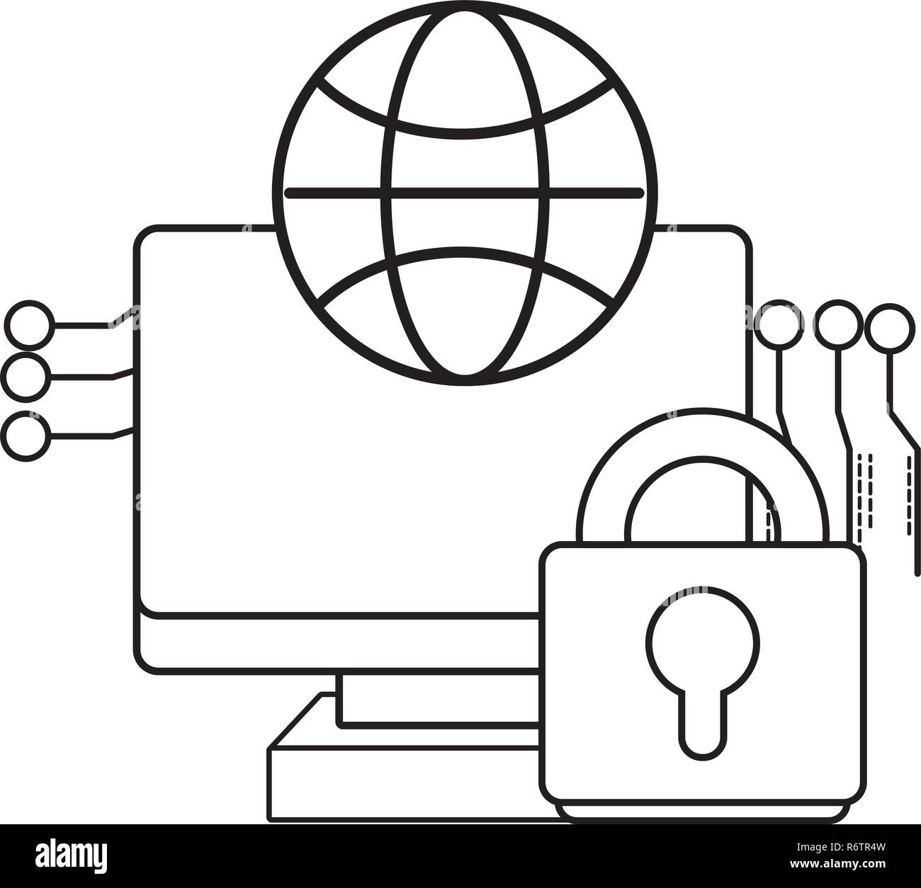 technology computing cartoon Stock Vector Image & Art - Alamy