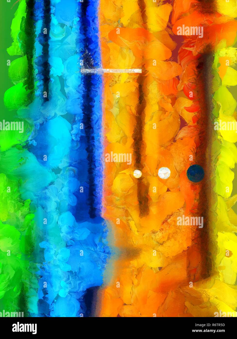 Vivid colour paintings hi-res stock photography and images - Alamy