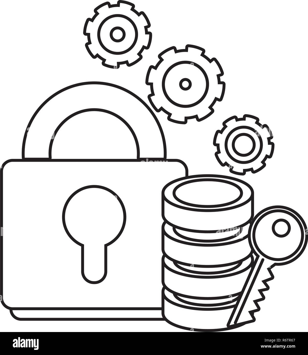 technology computing support cartoon Stock Vector Image & Art - Alamy