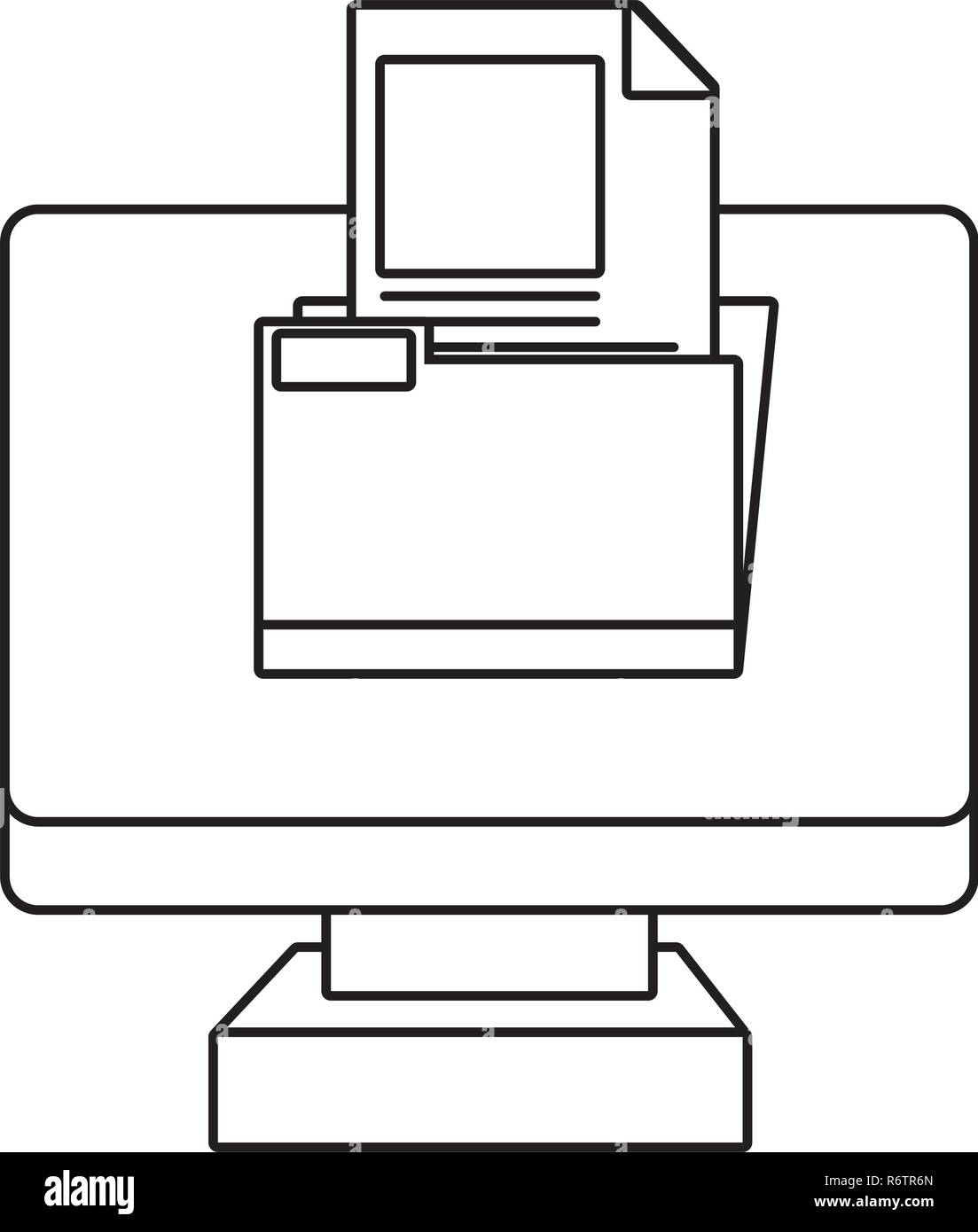 technology computing cartoon Stock Vector Image & Art - Alamy