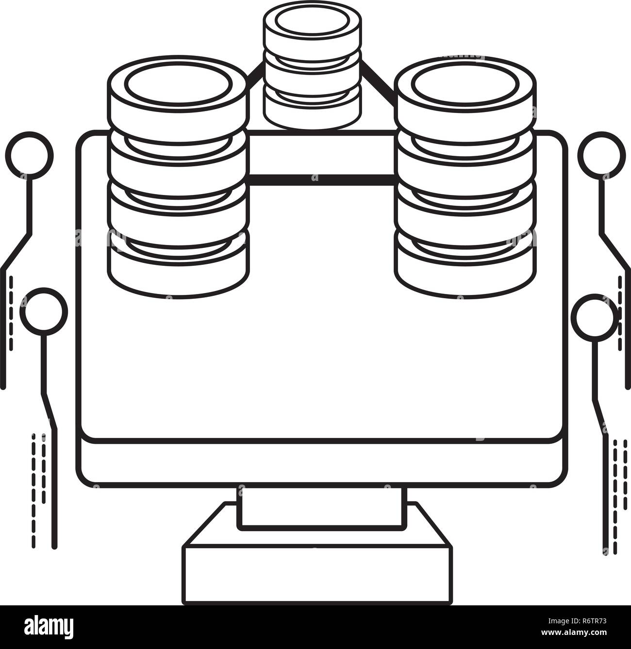 technology computing cartoon Stock Vector Image & Art - Alamy