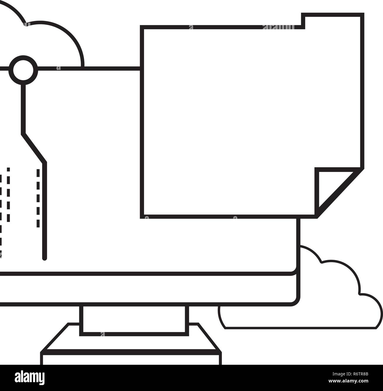 technology computing cartoon Stock Vector Image & Art - Alamy