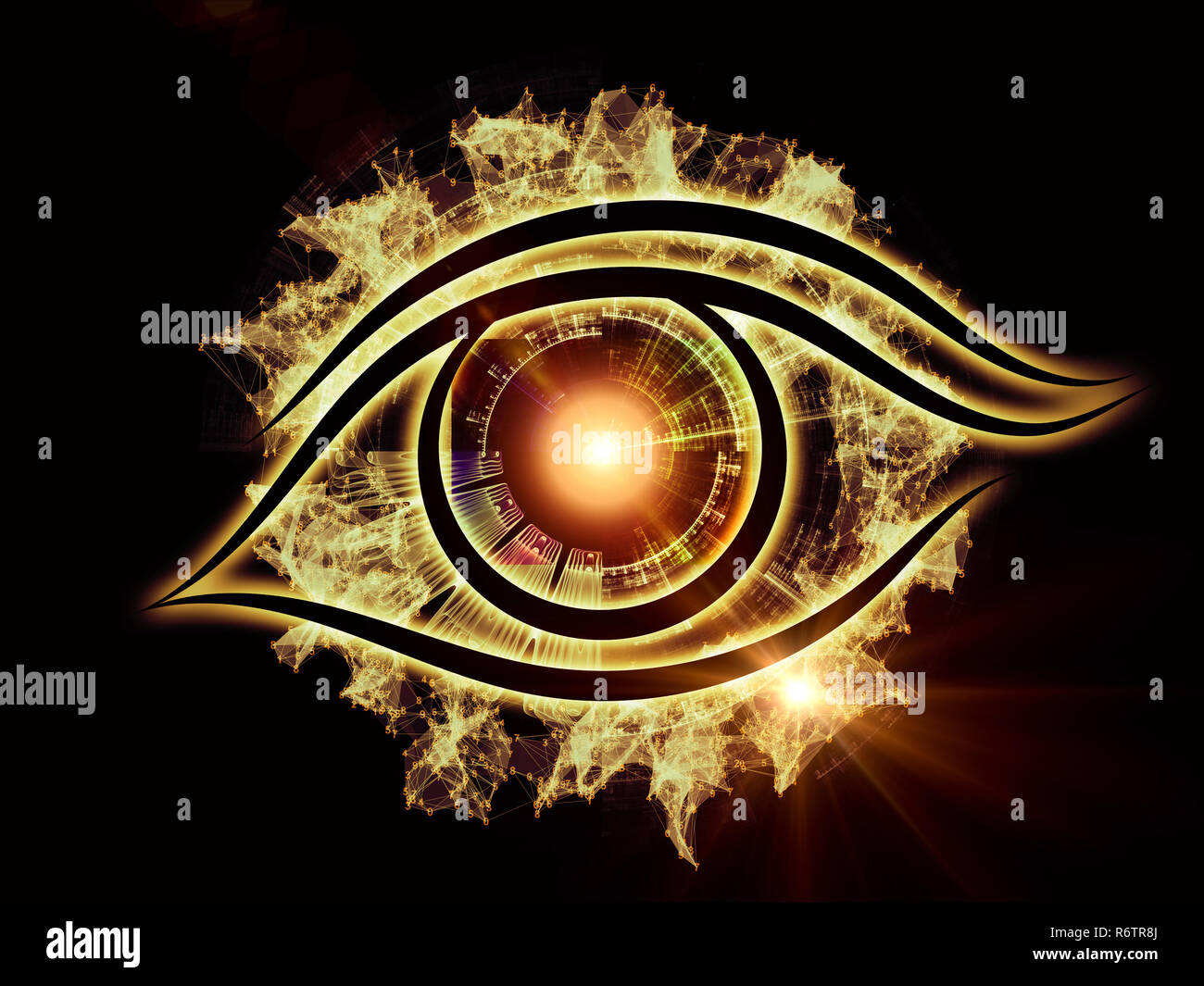 Digits of Visual Information Stock Photo - Alamy