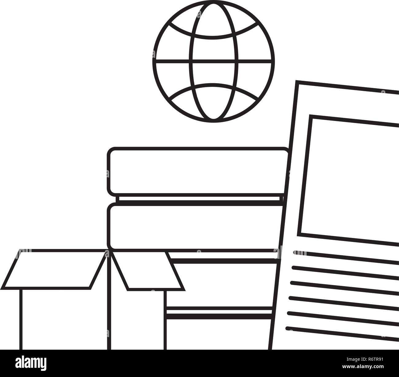 technology computing cartoon Stock Vector Image & Art - Alamy