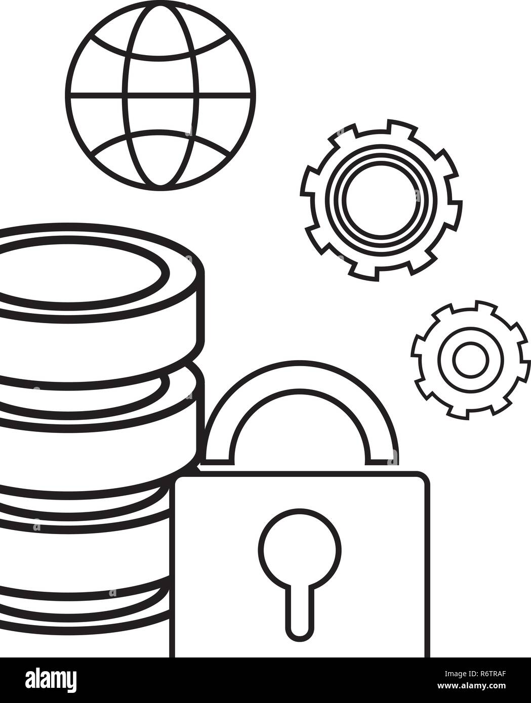 technology computing support cartoon Stock Vector Image & Art - Alamy