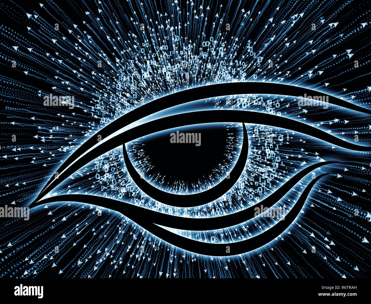Digital Perspectives of Visual Information Stock Photo - Alamy