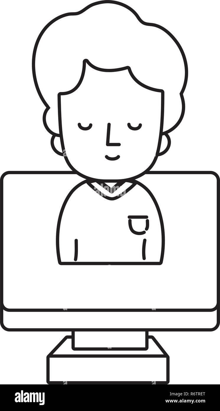 technology computing cartoon Stock Vector Image & Art - Alamy